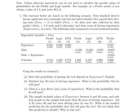 solved note unless otherwise instructed you do not need to