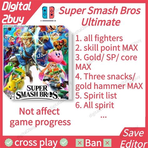 Super Smash Bros Ultimate Save Editor Ssbu Save Modding Video Gaming