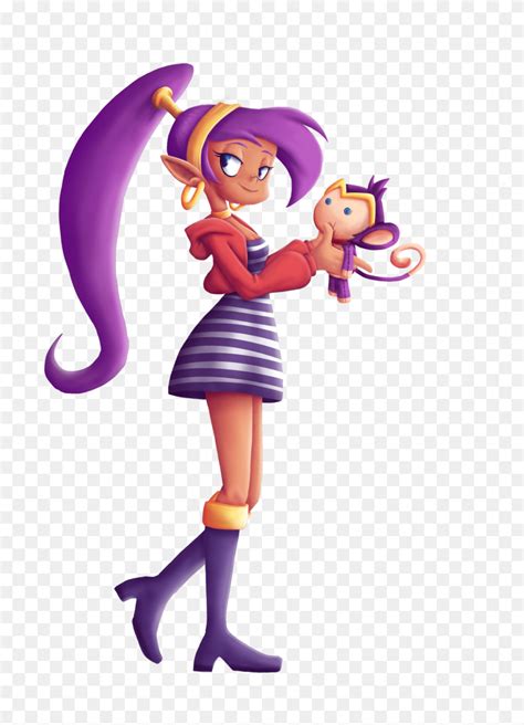 Shantae In Casual Clothing I Also Made A Speed Shantae Png Flyclipart