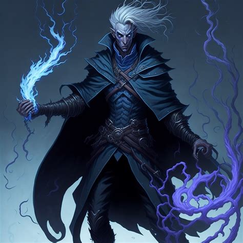 Fathomless Half Drow Warlock Rdndai
