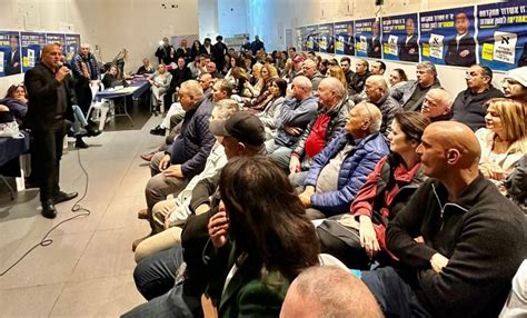 ברק סרי בכנס פעילים אם לסרי ייבחר גולדקנופף ישלוט באשדוד כאן דרום אשדוד