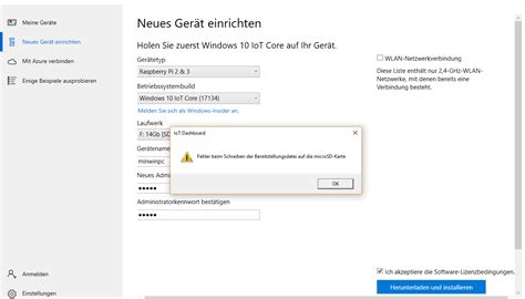 Fehler Beim Flashen Der SD Card Allgemeine Software Deutsches