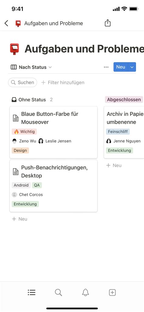 Project Management Made Easy With Notions Issue Tracking System