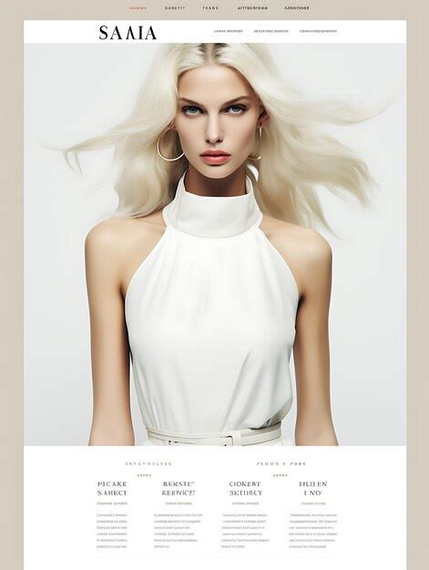 Premium Ai Image Luxurious Web Layout With Custom Designs For