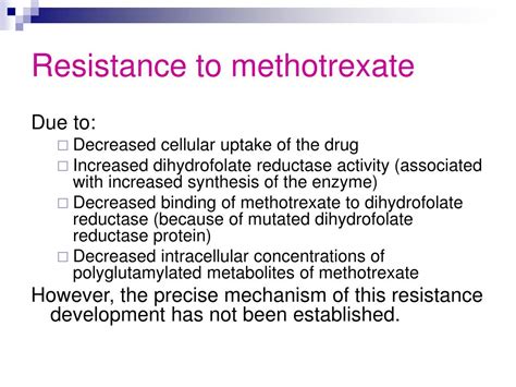 Ppt Methotrexate Powerpoint Presentation Free Download Id 3340255