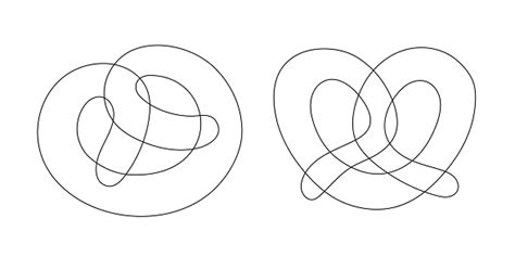 프레첼 한 줄 아트 손으로 그려진 연속 윤곽 맛있는 식욕을 돋우는 페이스트리 장식 빵집과 음식 점의 상징 미니멀 한 디자인 편집 가능한 스트로크 선에 대한 스톡 벡터 아트