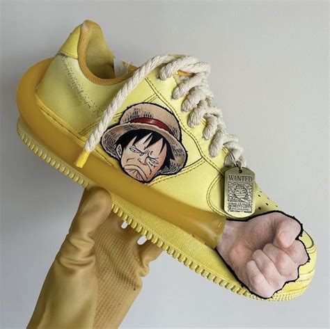 Artist Mừng 25 Năm One Piece Ra đời Bằng Mẫu Giày Nike Air Force 1