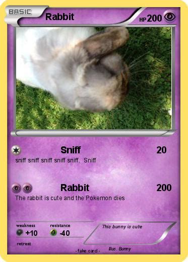 Pokémon Rabbit 139 139 Sniff My Pokemon Card