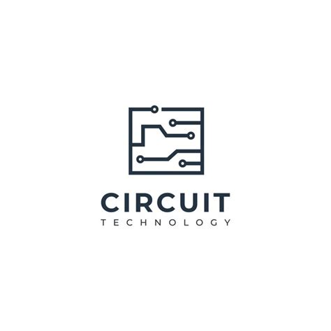 Premium Vector Circuit Technology Vector Logo Design