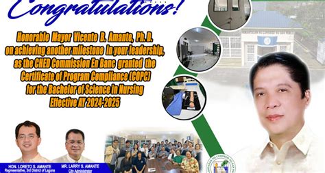 Ched Commission En Bancs Granting Of The Bachelor Of Science In Nursings Certificate Of