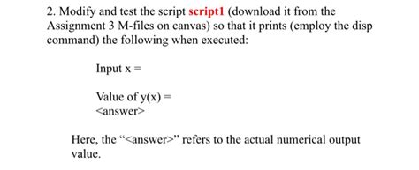 Solved 2 Modify And Test The Script Scriptl Download It