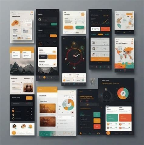 Uiux Design Template Premium Ai Generated Image