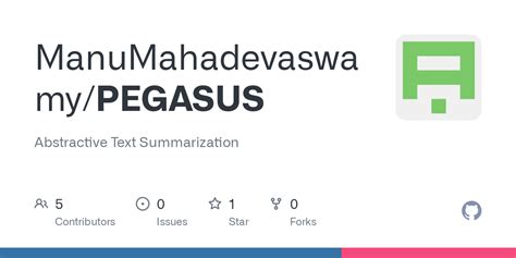 Github Manumahadevaswamy Pegasus Abstractive Text Summarization