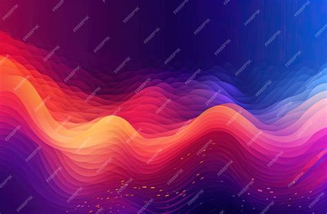Premium Ai Image An Abstract Purple Wavy Background