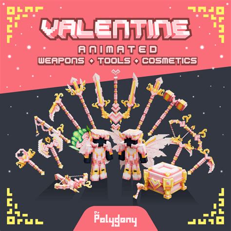 Valentine 2024 Animated Weapons And Tools Set Mcmodels