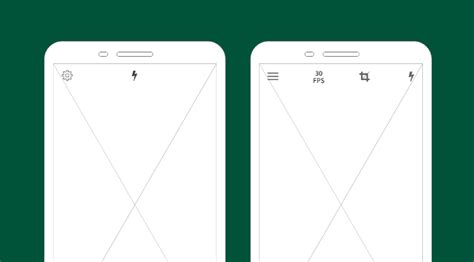 Free Wireframe Template For Android Camera And Video Camera