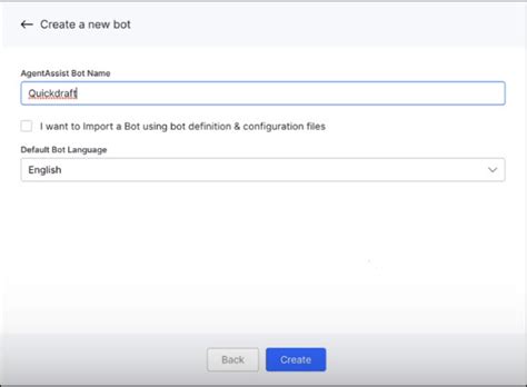 Creating A Bot Agent Assist