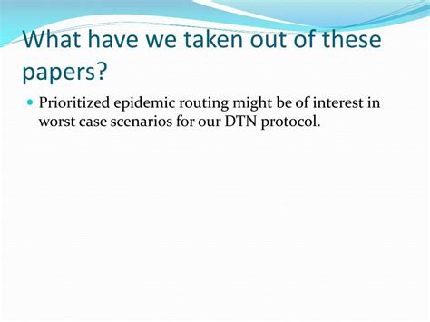 Ppt Epidemic Routing And Oracle Based Routing Powerpoint Presentation Id1286711