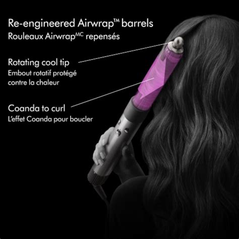 Dyson Official Outlet Airwrap Complete Long Barrel Prussian Blue And Ric