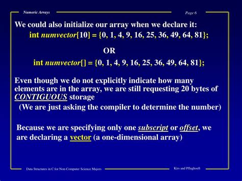Ppt Numeric Arrays Powerpoint Presentation Free Download Id7027704