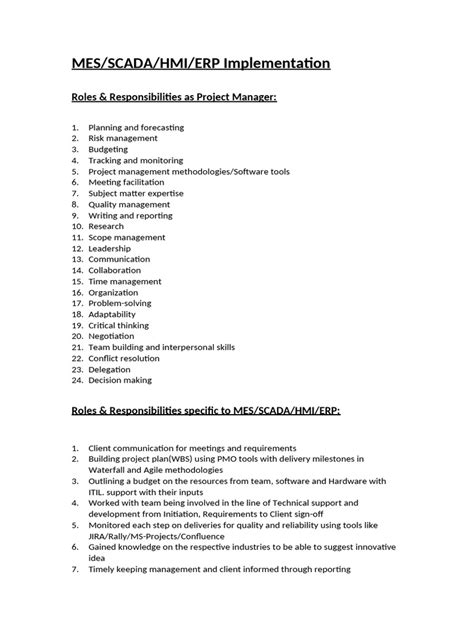 Mes Implementation Pdf