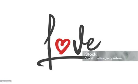 사랑 텍스트 글자 O 문자는 하트 모양으로 대체되었습니다 발렌타인 데이 디자인 당신을 사랑합니다에 대한 스톡 벡터 아트 및 기타 이미지 당신을 사랑합니다 문자