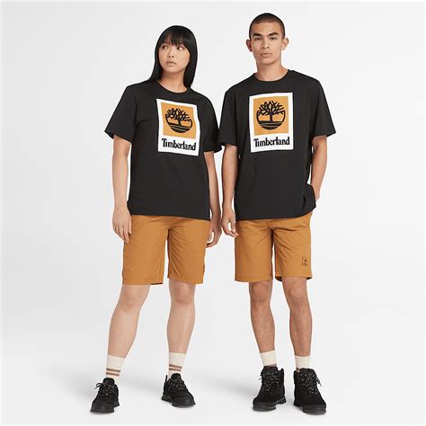 All Gender Stack Logo T Shirt In Black
