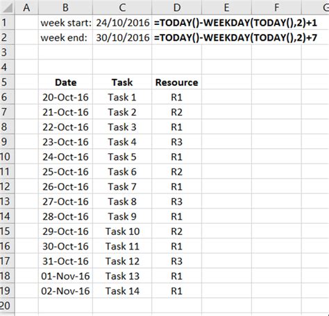 Highlight A Set Of Rows In Excel Based On Date Range