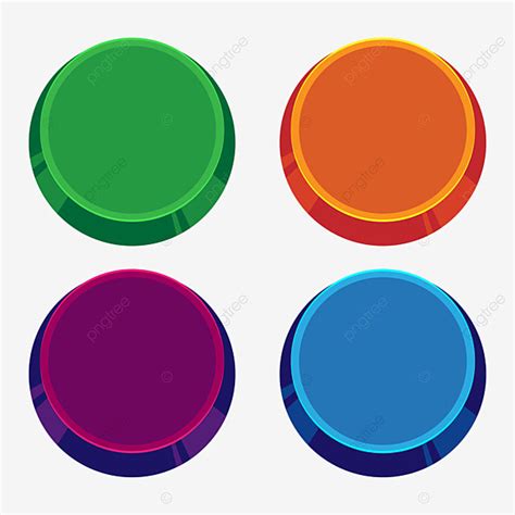 Game Button Clipart Vector Buttons Games Button Illustration Ui Ui Buttons Set PNG Image For