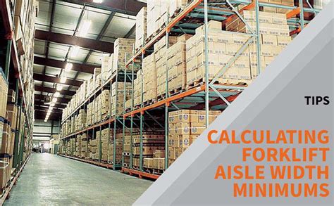 Calculating Forklift Aisle Width Minimums Toyota Lift Northwest