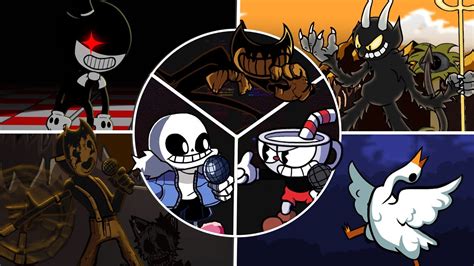 Fnf Indiepresent Omnipresent But Indie Cross Characters Sing It