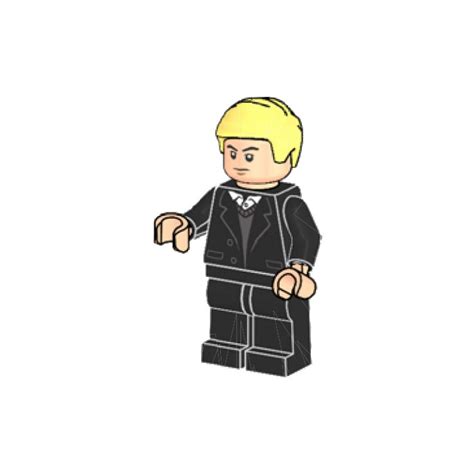 Lego Draco Malfoy With Black Suit Minifigure Brick Owl Lego Marketplace
