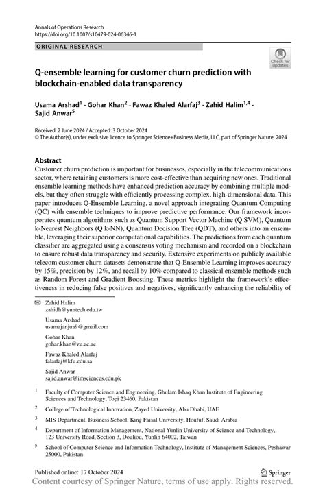 Q Ensemble Learning For Customer Churn Prediction With Blockchain Enabled Data Transparency