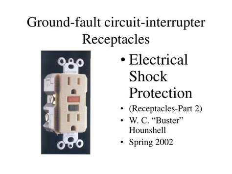 PPT Ground Fault Circuit Interrupter Receptacles PowerPoint Presentation ID