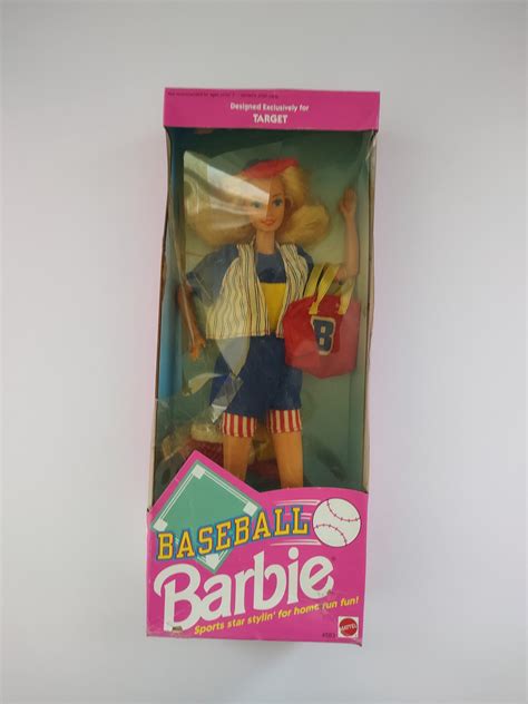 Baseball Barbie Product 4583 Released 1993 Nrfb And Ob Etsy