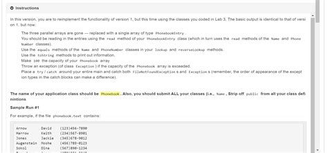 Solved Instructions In This Version You Are To Reimplement