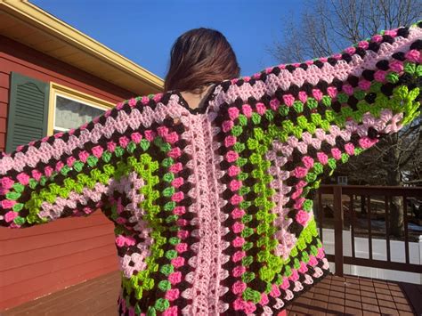 Watermelon Crochet Cardigan Astroknotty