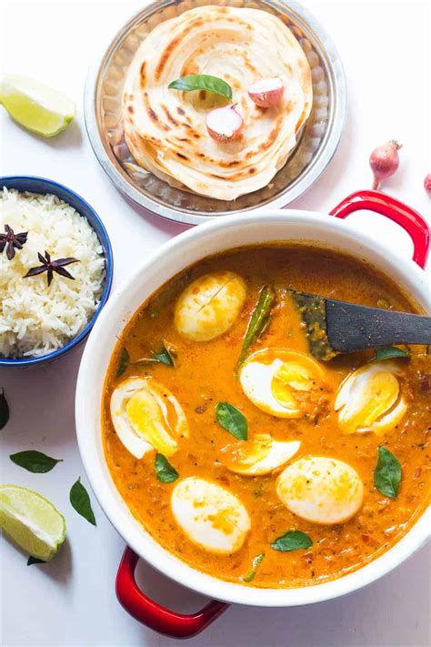 South Indian Style Egg Curry Recipe Kerala Style