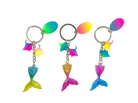 Manta Ray Mermaid Tail Keychain E T Idea Enterprise Co Ltd