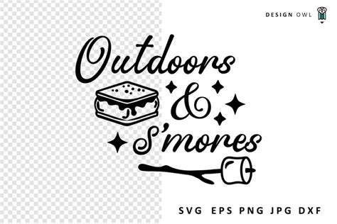 Smores Clipart Black And White