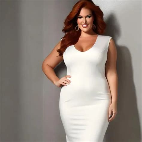 Mature Caucasian Bbw Beautiful Redhead White Dr