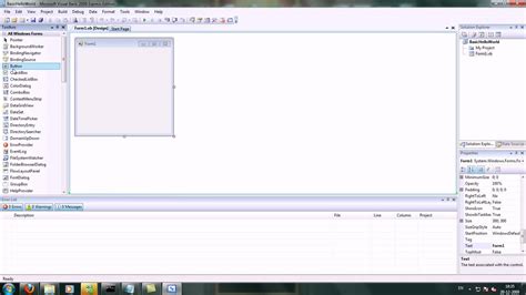 HowTo Make A Basic Hello World In Visual Basic YouTube