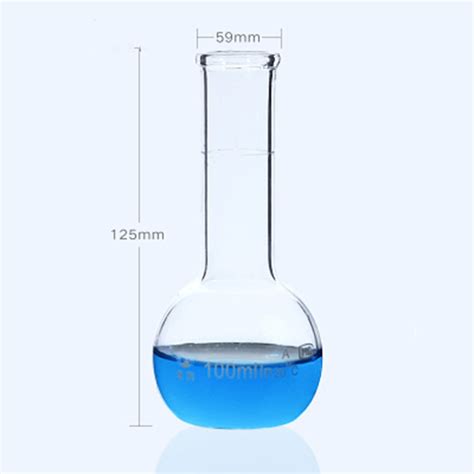 100ml Steel Measuring Bottle Volumetric Flask High Vicedeal
