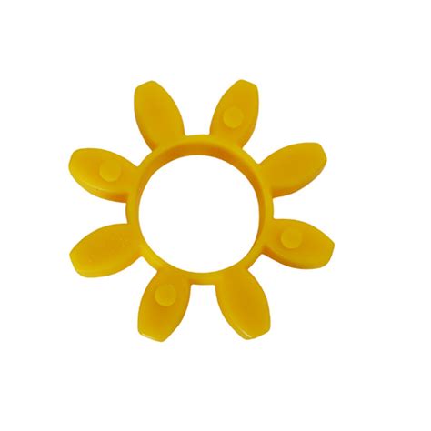 Curved Jaw Coupling Element Ge90 Yellow