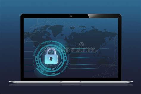Computer Laptop Network Cyber Safety Stock Image Image Of Electronics Computer 272055385