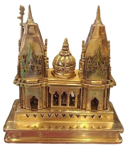 Golden Brass Vishwanath Temple Size 9 5x8 5x4 5inch At ₹ 14500 Piece