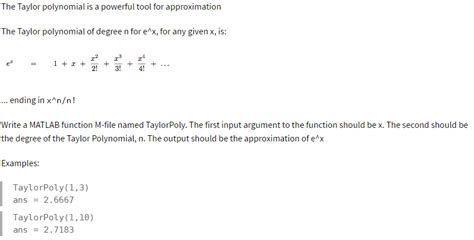 Solved The Taylor Polynomial Is A Powerful Tool For