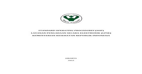 Lpse Kementerian Kesehatan Solusi Pengadaan Barang Dan Jasa Yang