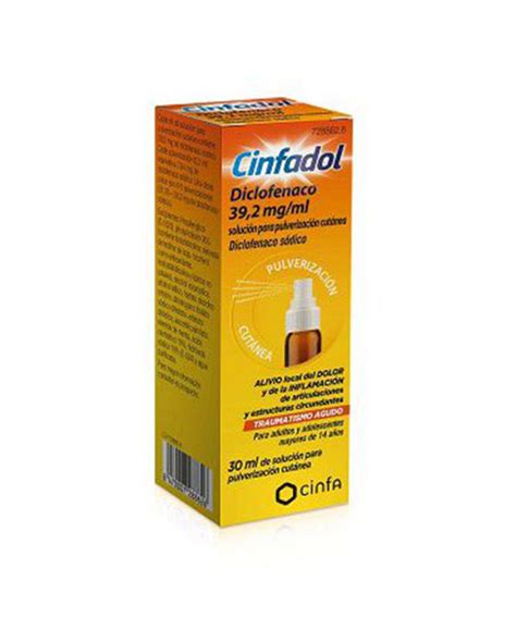 Cinfadol Diclofenaco Spray 39 2 Mg Ml 30ml Spray Olaiz