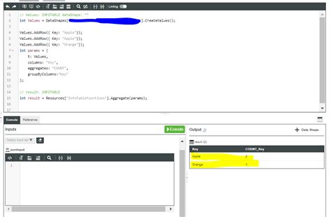 Solved How To Get Count Of Occurrences Using Infotable Ap Ptc